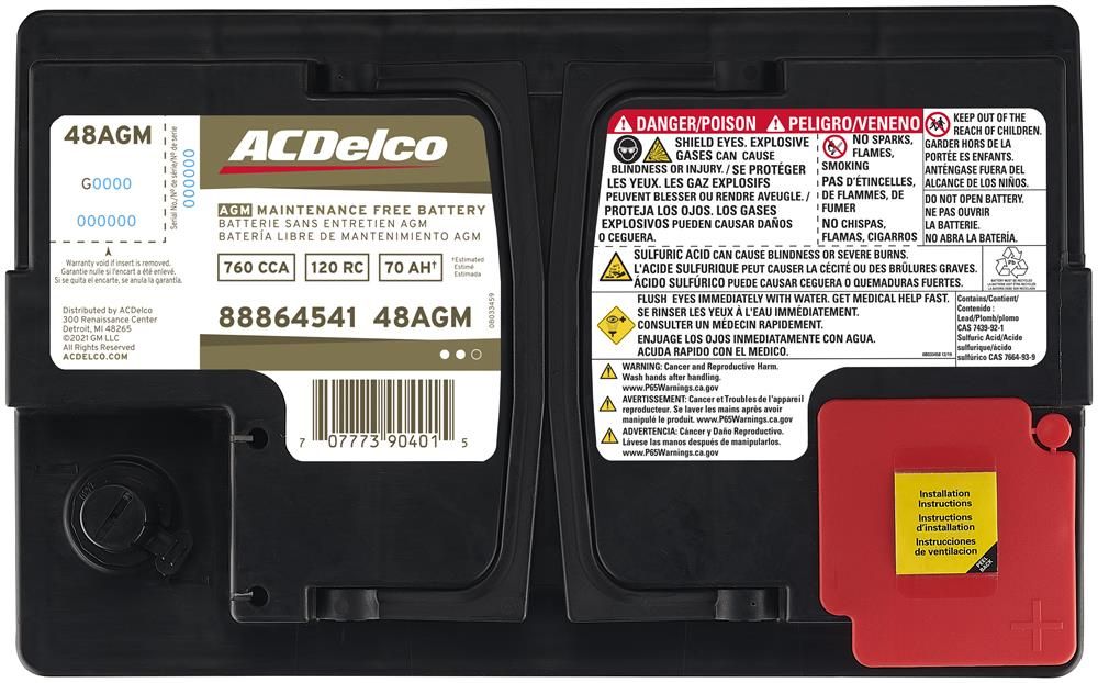 ACDelco 48AGM | CarBattery.com