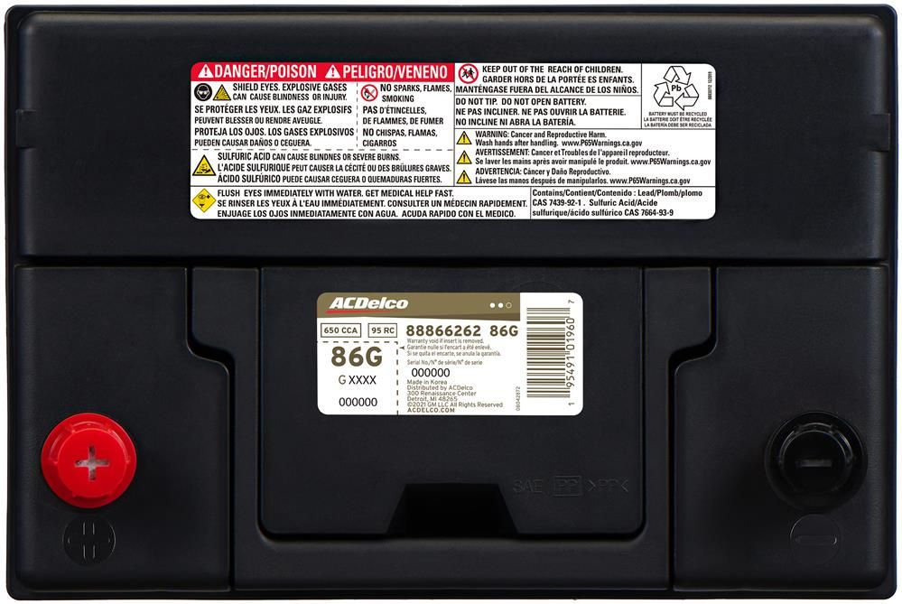 ACDelco 86G | CarBattery.com