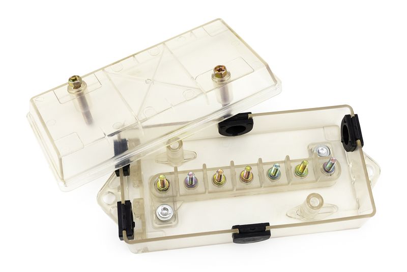 Clear Junction Box, 7-Terminal
