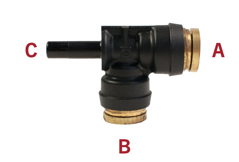 Standpipe Run Tee-1/4-1/